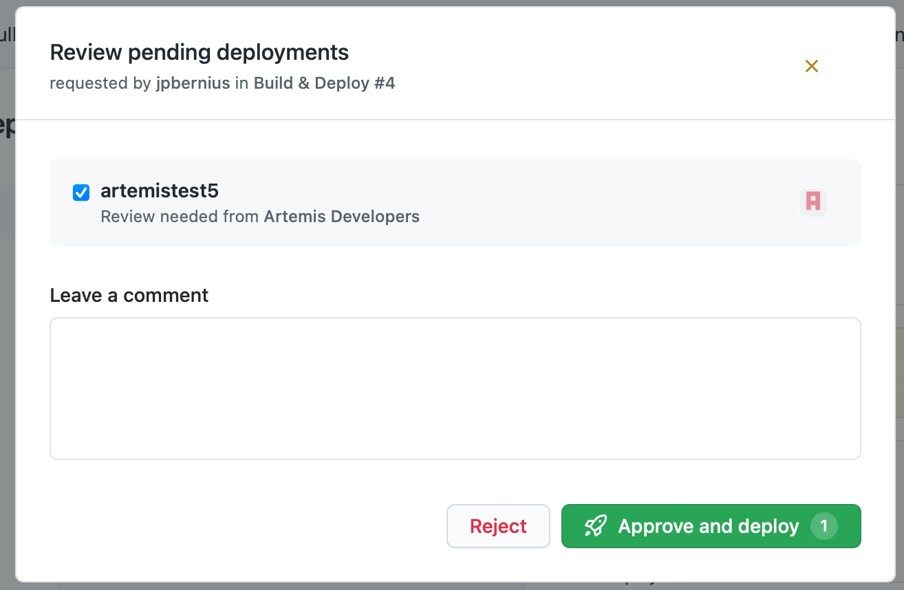 Test Servers — Artemis documentation